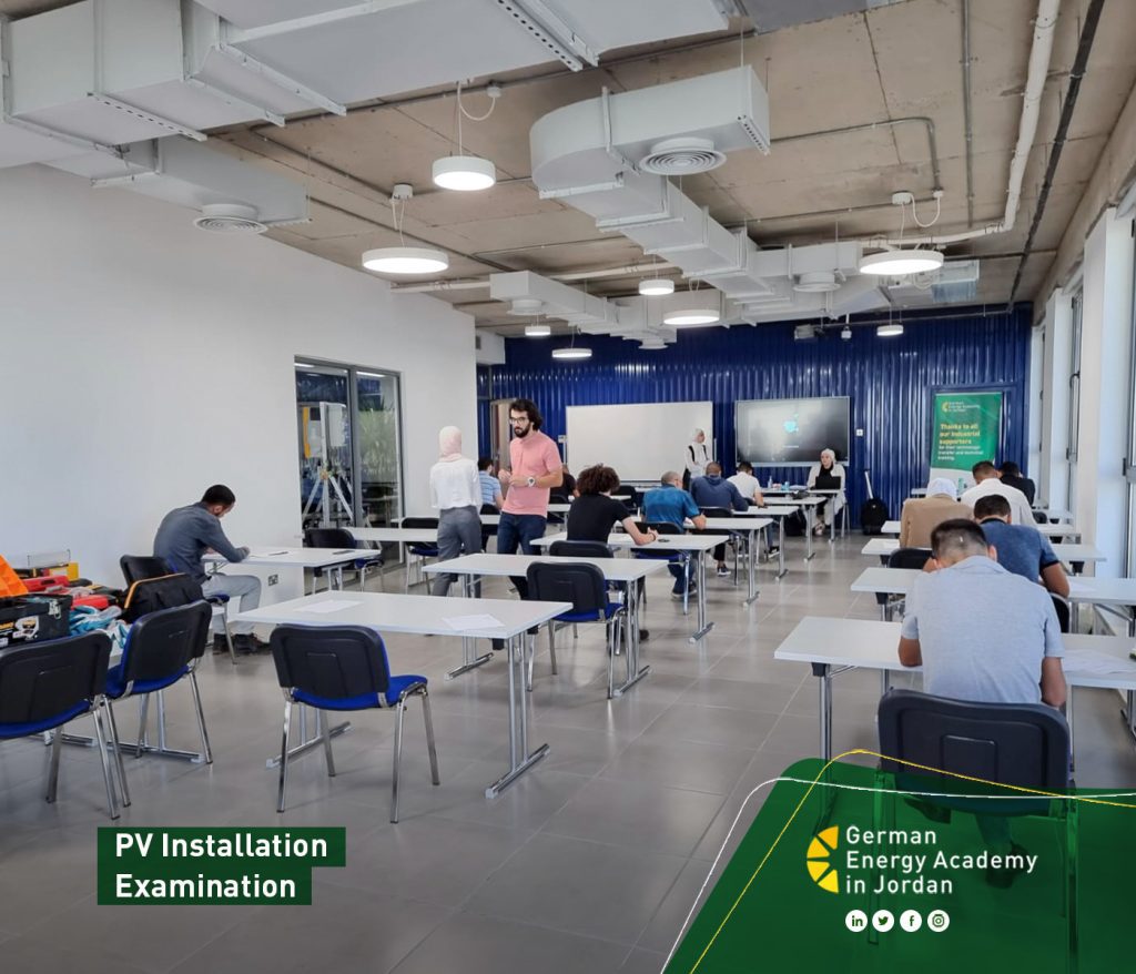 PV Installation & Energy Efficiency Examination | Gea Jordan Academy